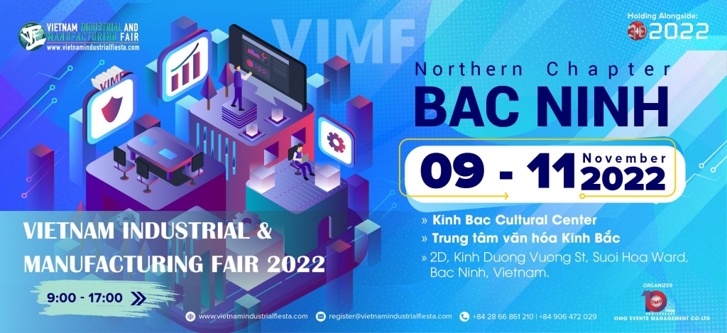 VIMF 2022 BAC NINH- Vietnam Industrial & Manufacturing Fair