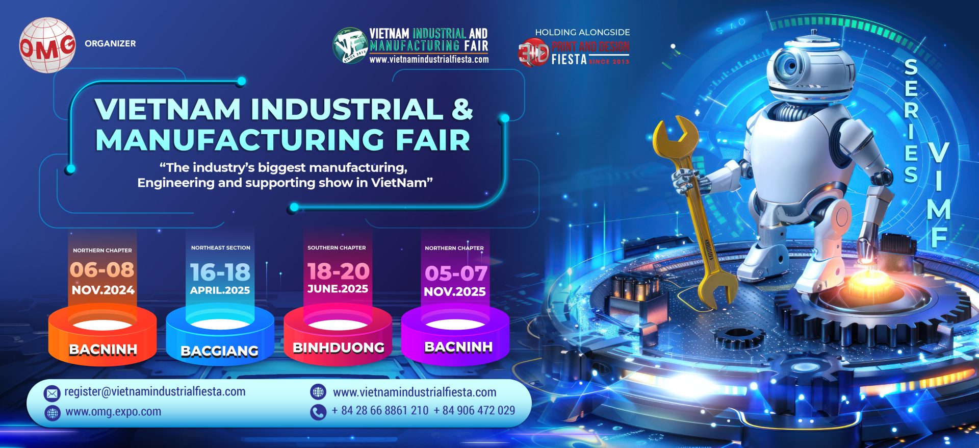 VIMF 2025 -Vietnam Industrial & Manufacturing Fair